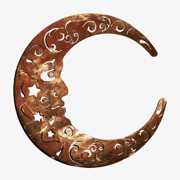 Mr. Moon metal plaque by Elizabeth Keith designs - My Whimsical Garden ...